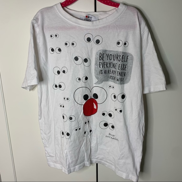 Comic Relief | Shirts & Tops | Kids Comic Relief Oscar Wilde Quote ...